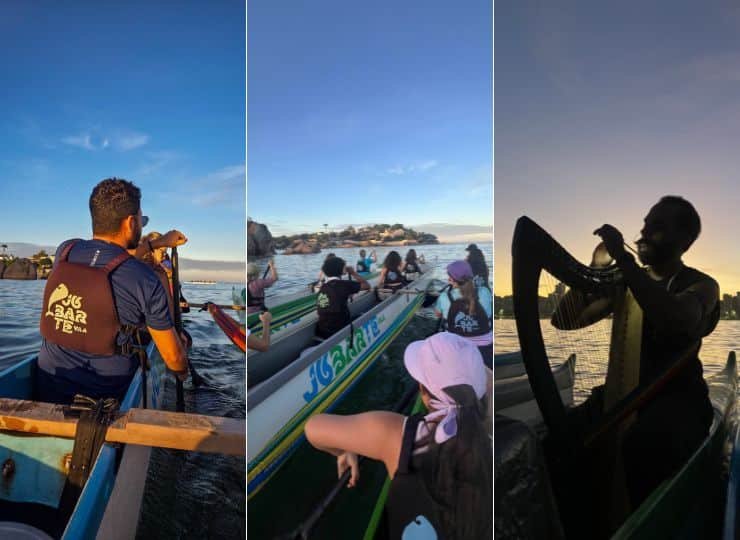 Lua Azul, mar e harpa: passeio único vai encantar Vitória